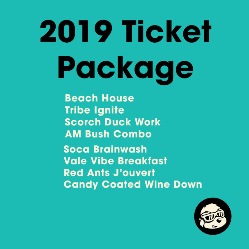 2019 Ticket Package Balance - Lazy Mas